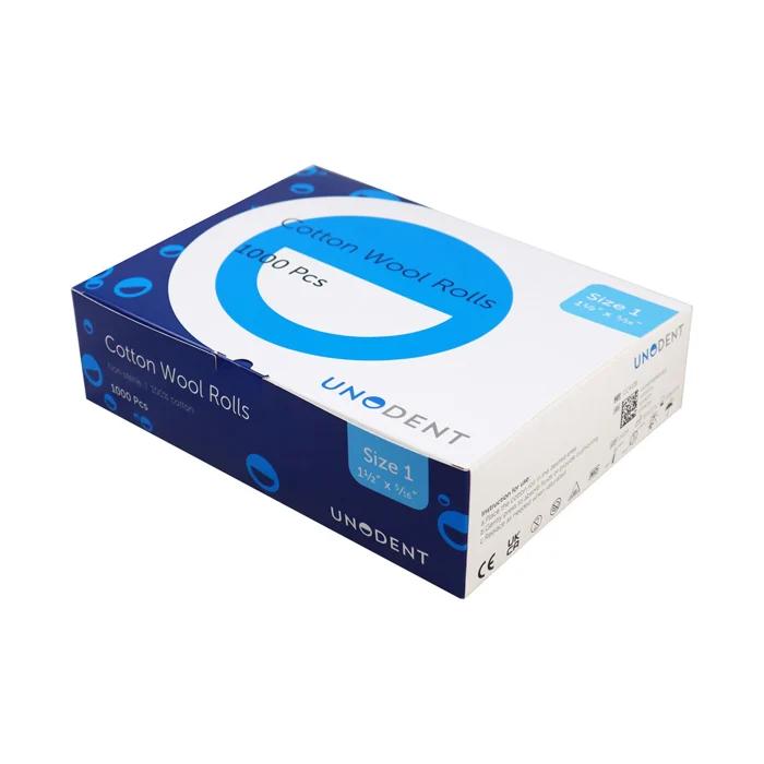 UnoDent Cotton Wool Rolls No. 1 Pack of 1000 | Medulla Supplies