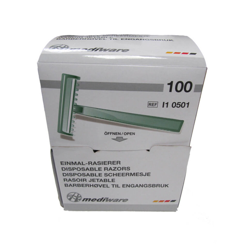 Disposable Prep Razors Pack of 100 | Medulla Supplies