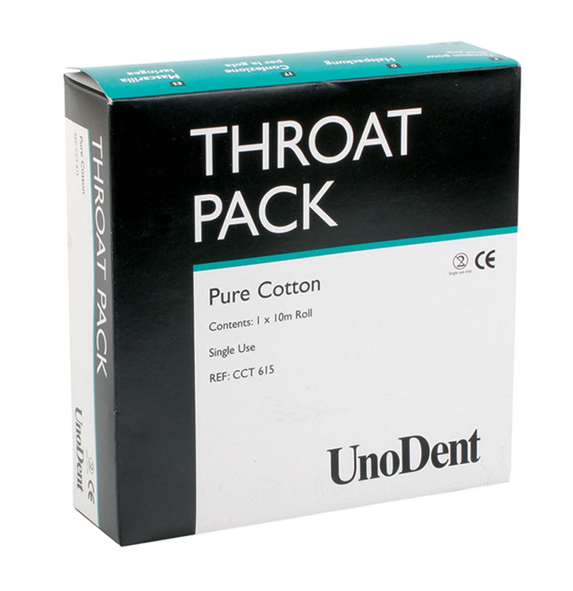 UnoDent Throat Pack Pure Cotton 10 m x 6 cm | Medulla Supplies